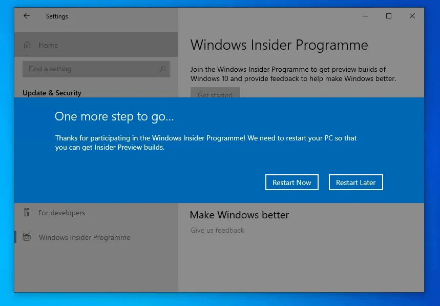 Join Windows Insider Program: How to Join Windows Insider Program