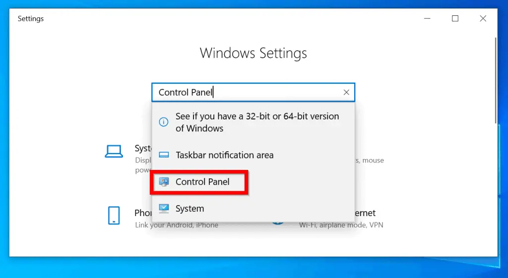 7 Methods to Open Control Panel in Windows 10 - Itechguides