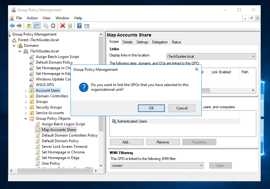 How to Map Network Drive in Windows 10 with Group Policy - Itechguides