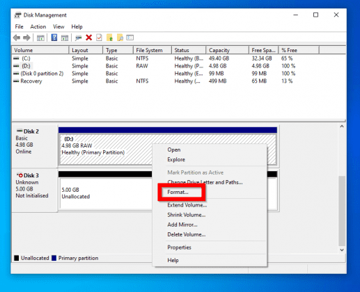 How to Format a Hard Drive Windows 10: (3 Methods) - Itechguides.com