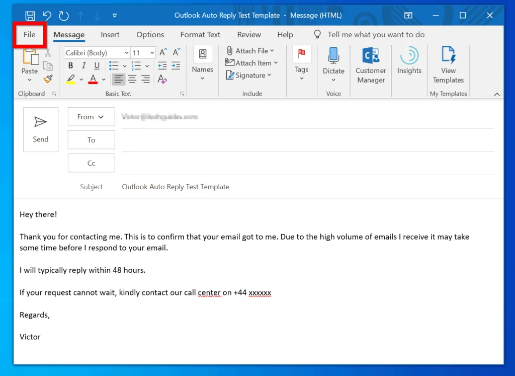 How to Setup Outlook Automatic Message Reply - Itechguides