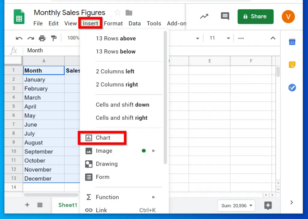 How to Create a Pie Chart in Excel and Google Sheets - Itechguides