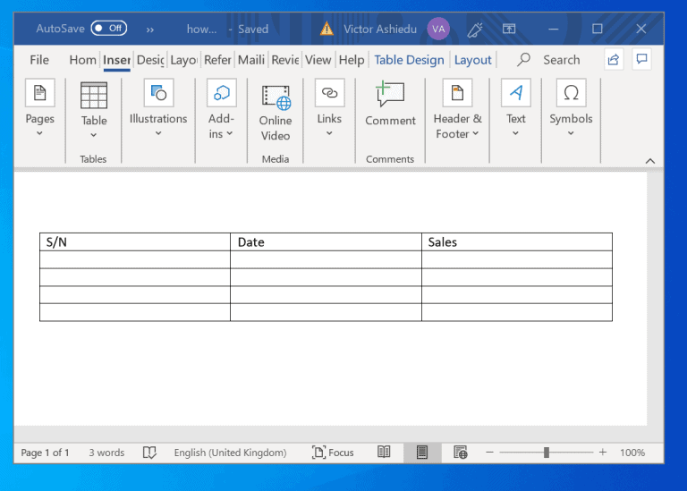 How to Add More Rows to a Table in Word and Google Docs