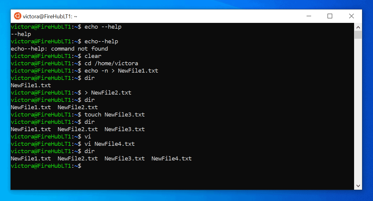 How to Create a file in Linux (5 Methods) | Itechguides.com