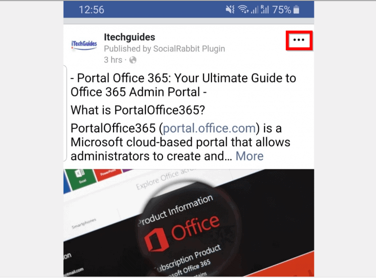 How to Pin a Post on Facebook - Itechguides