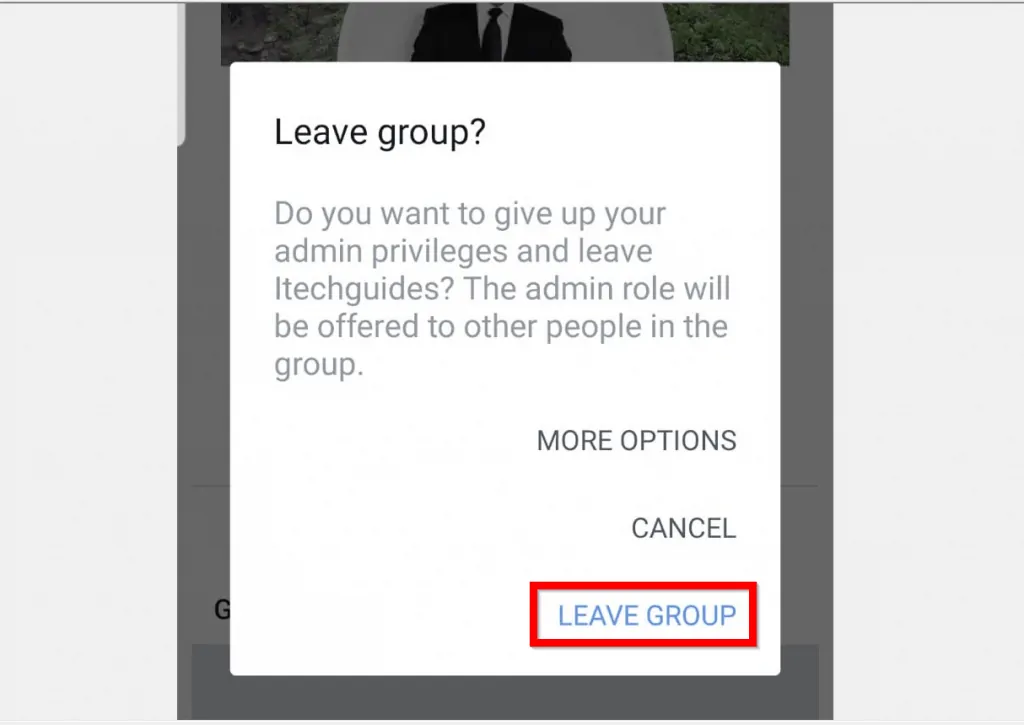 How to Delete a Facebook Group - Itechguides
