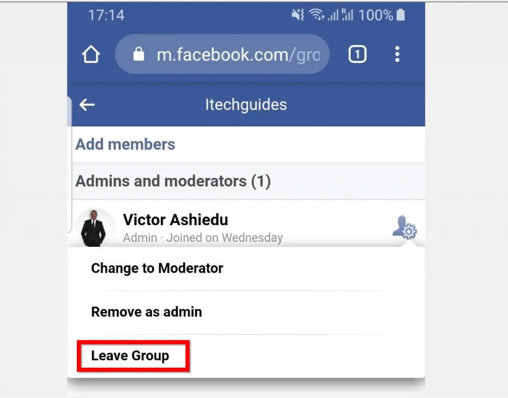 How to Delete a Facebook Group - Itechguides