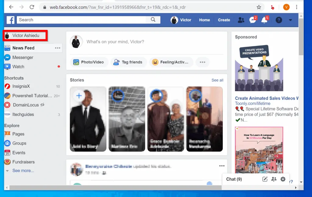 How to View As on Facebook - Itechguides