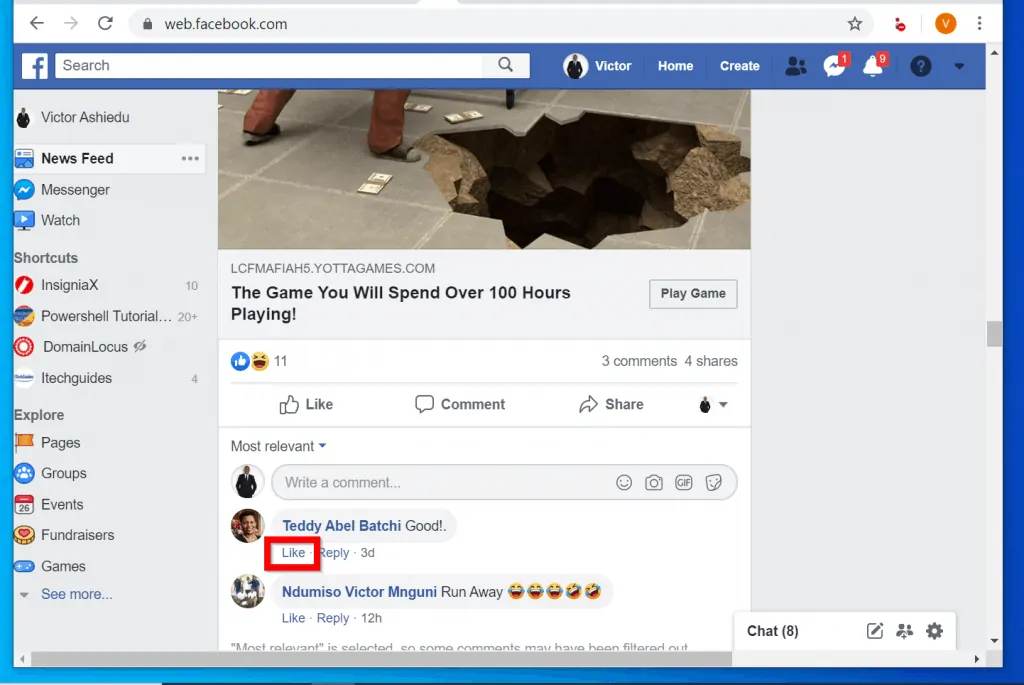 How to Unlike Something on Facebook (Comments, Post or Page) - Itechguides