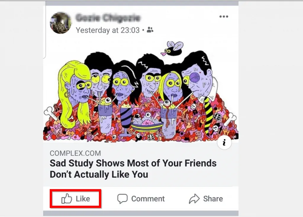 How to Unlike Something on Facebook (Comments, Post or Page) - Itechguides