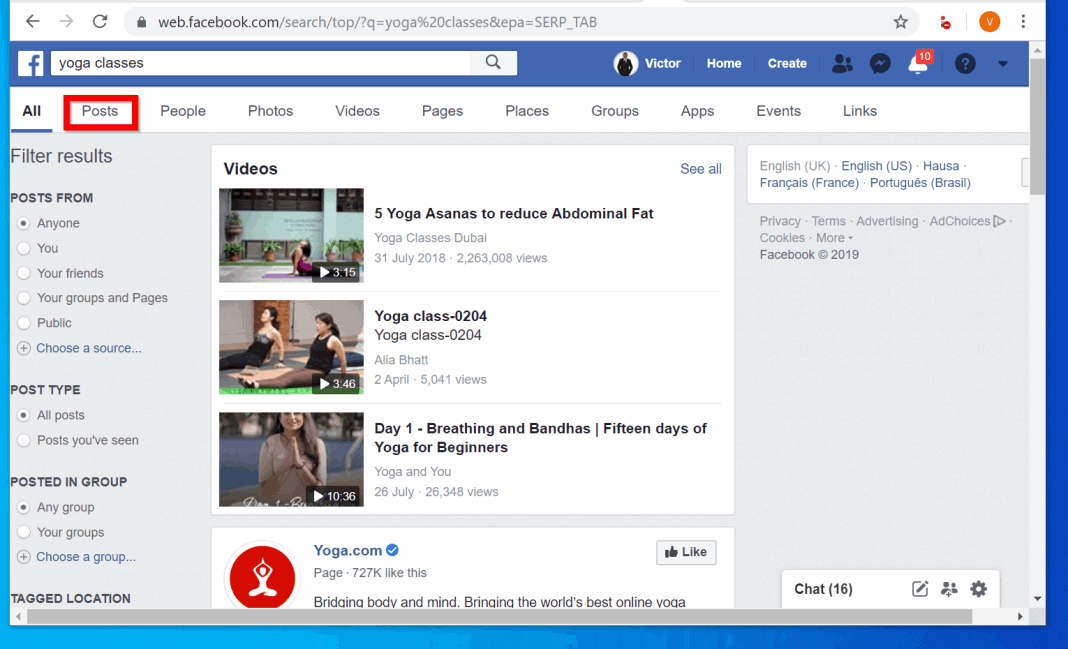 How to Search Facebook Posts (from Facebook App or PC)