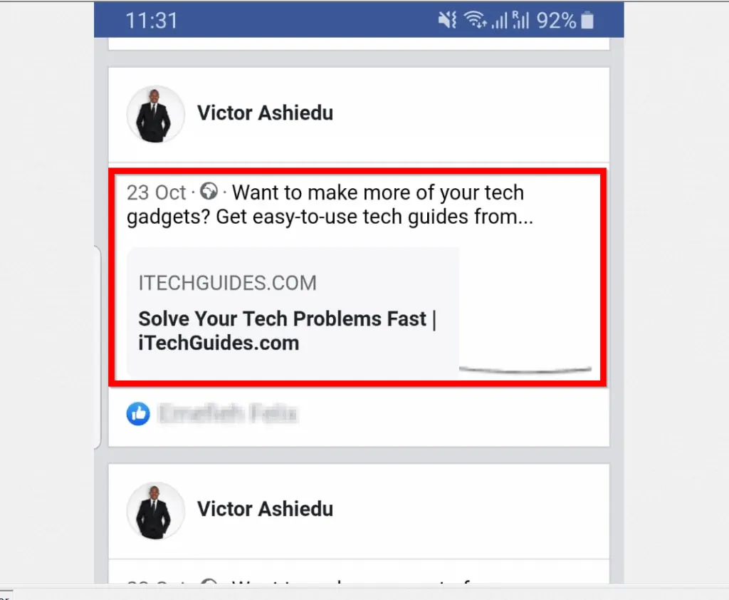How to Edit a Post on Facebook - Itechguides