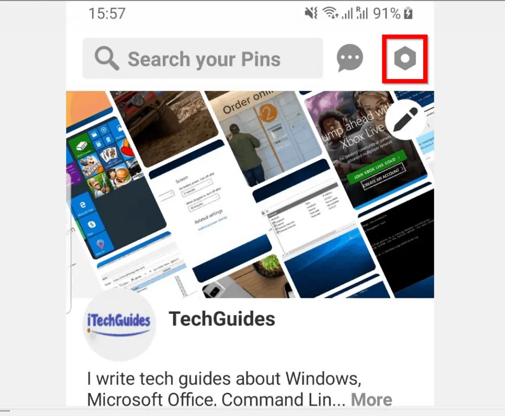 How to Logout of Pinterest - Itechguides