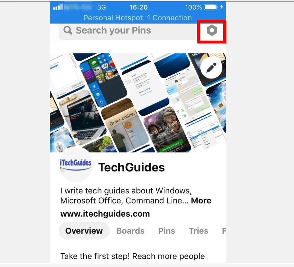 How to Logout of Pinterest - Itechguides
