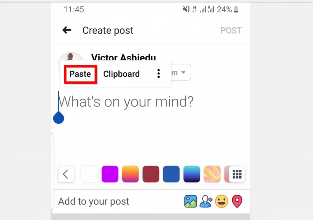 How to Copy and Paste on Facebook - Itechguides