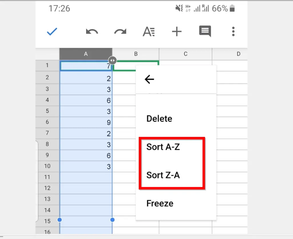 How to Sort in Google Sheets - Itechguides