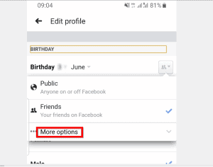 How to Hide Birthday on Facebook - Itechguides