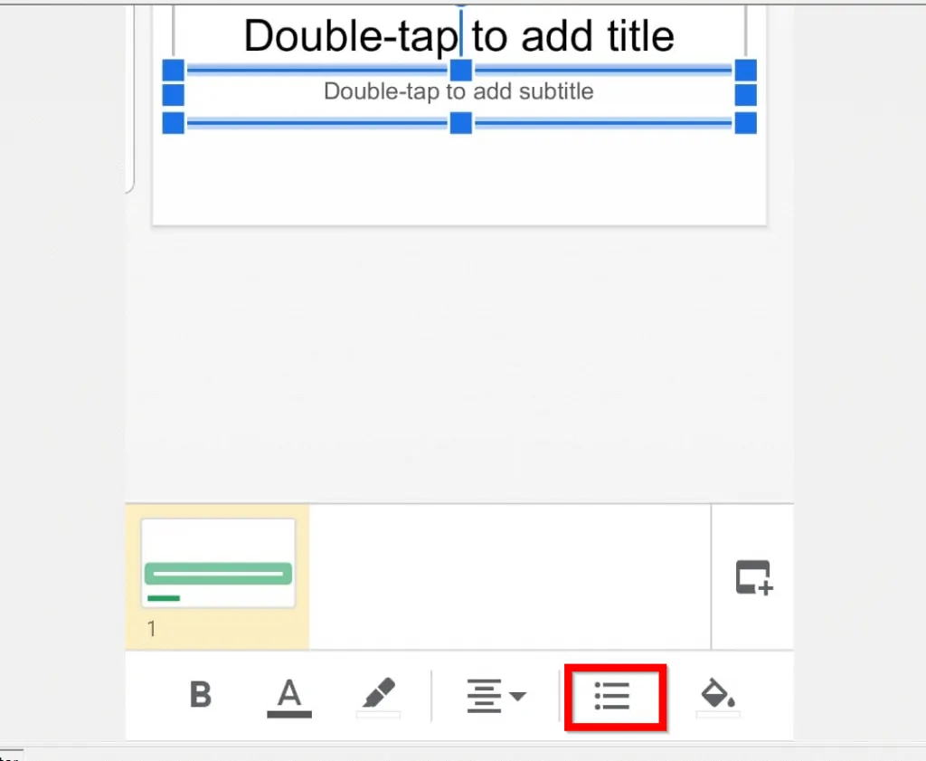 How to Add Bullet Points in Google Slides - Itechguides