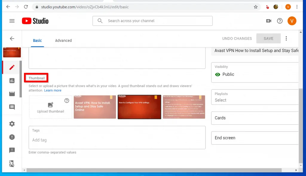 How to Change YouTube Thumbnail - Itechguides