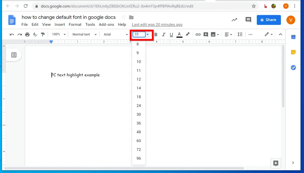 How to Change Default Font in Google Docs - Itechguides