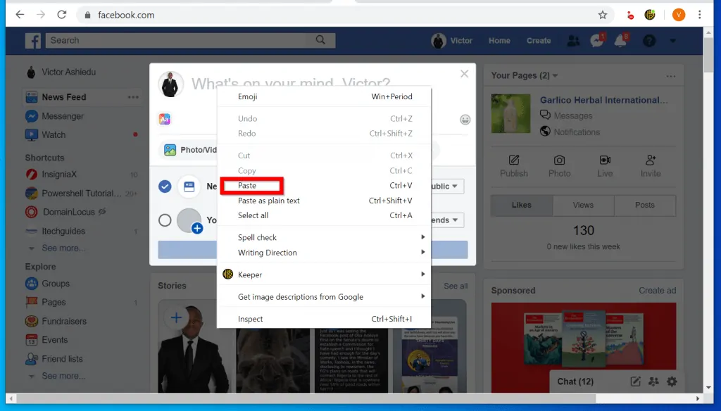 How to Embed YouTube Video on Facebook - Itechguides