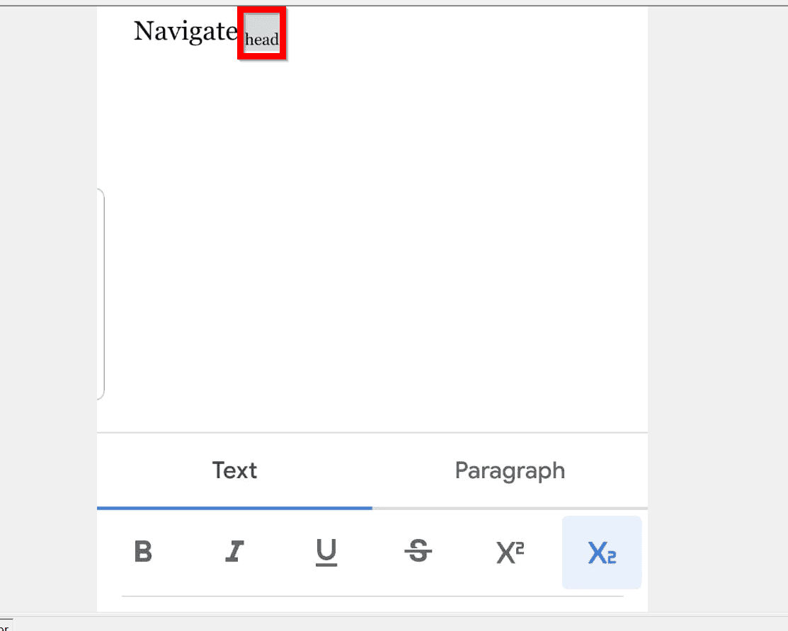 How to do Subscript in Google Docs (PC and Facebook App)
