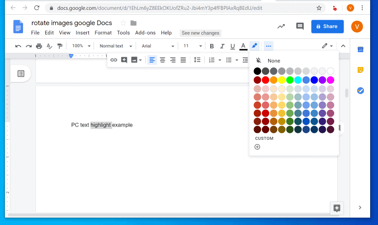 How to Highlight on Google Docs - Itechguides