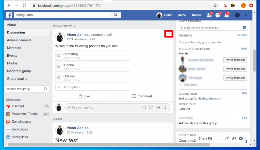 How to Turn off Comments on Facebook Post - Itechguides
