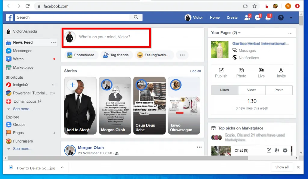 How to Tag a Page on Facebook - Itechguides