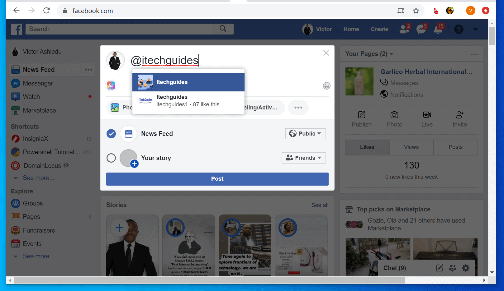 How to Tag a Page on Facebook (Facebook App or a PC)