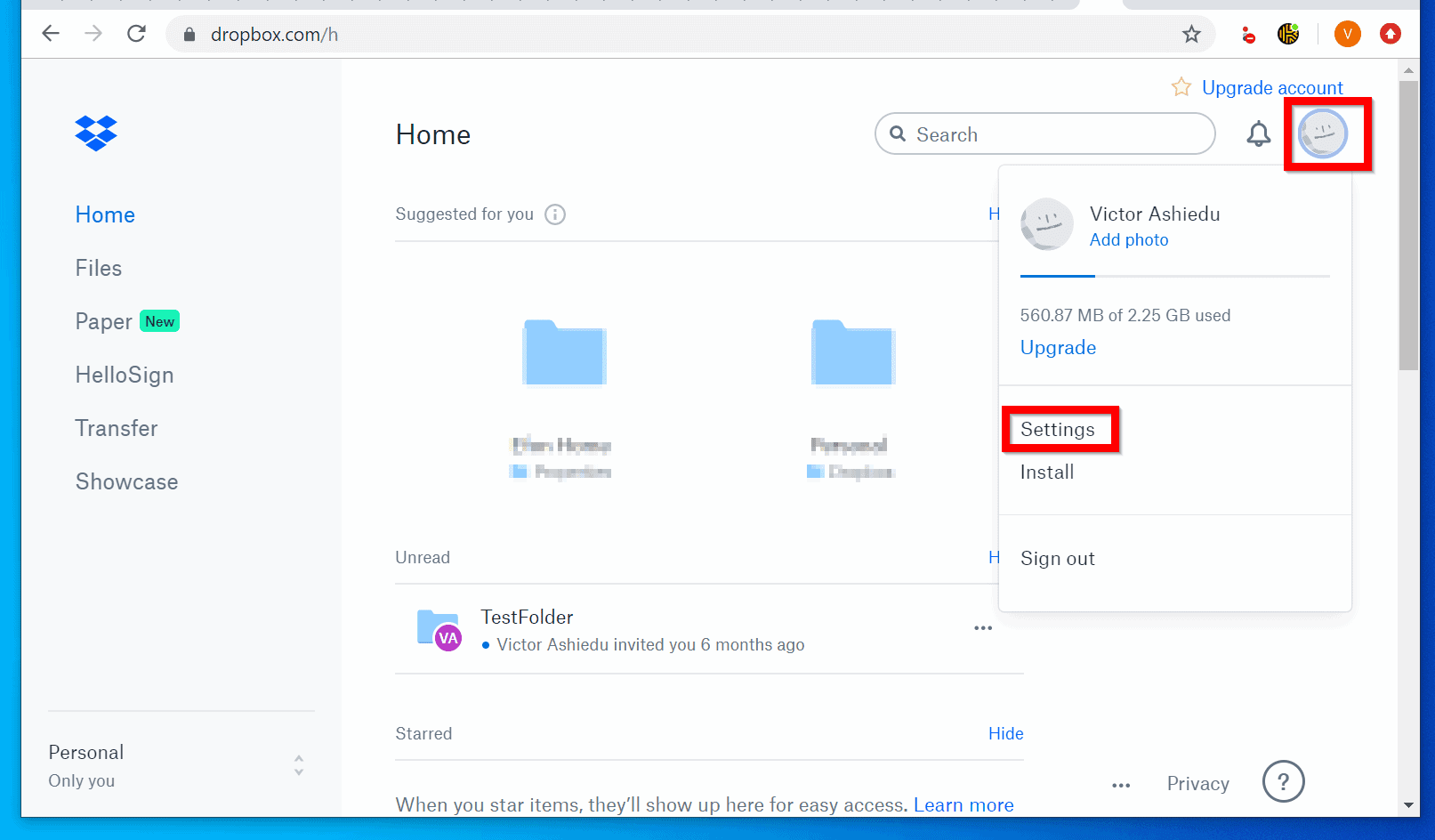 How to Delete Dropbox Account | Itechguides.com