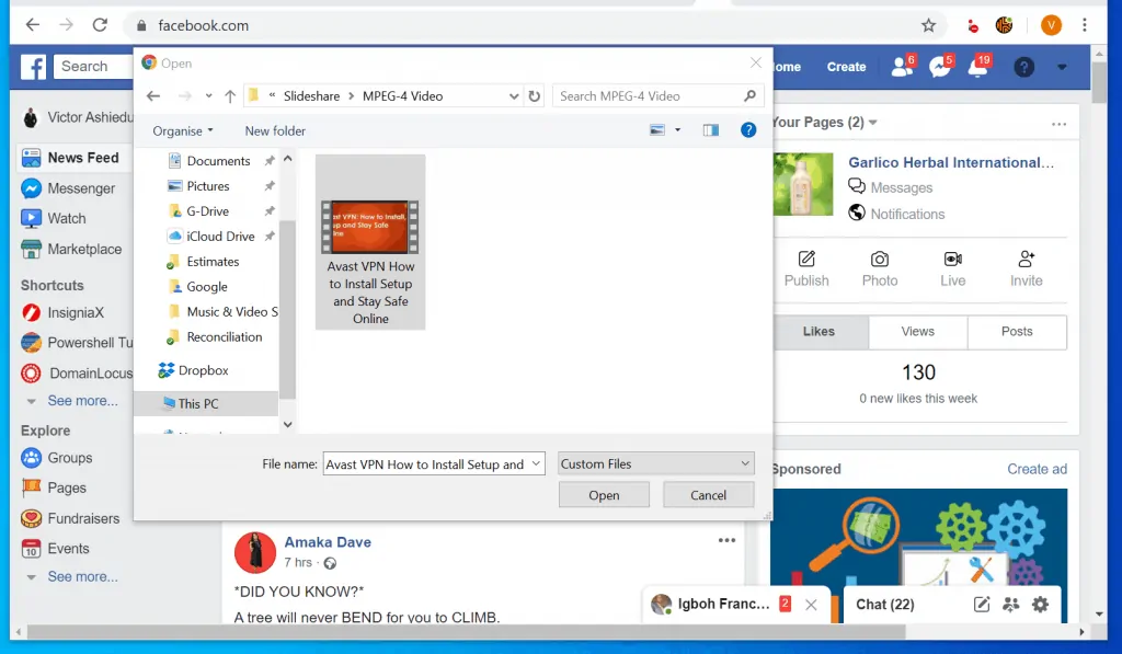 How to Upload Video to Facebook - Itechguides