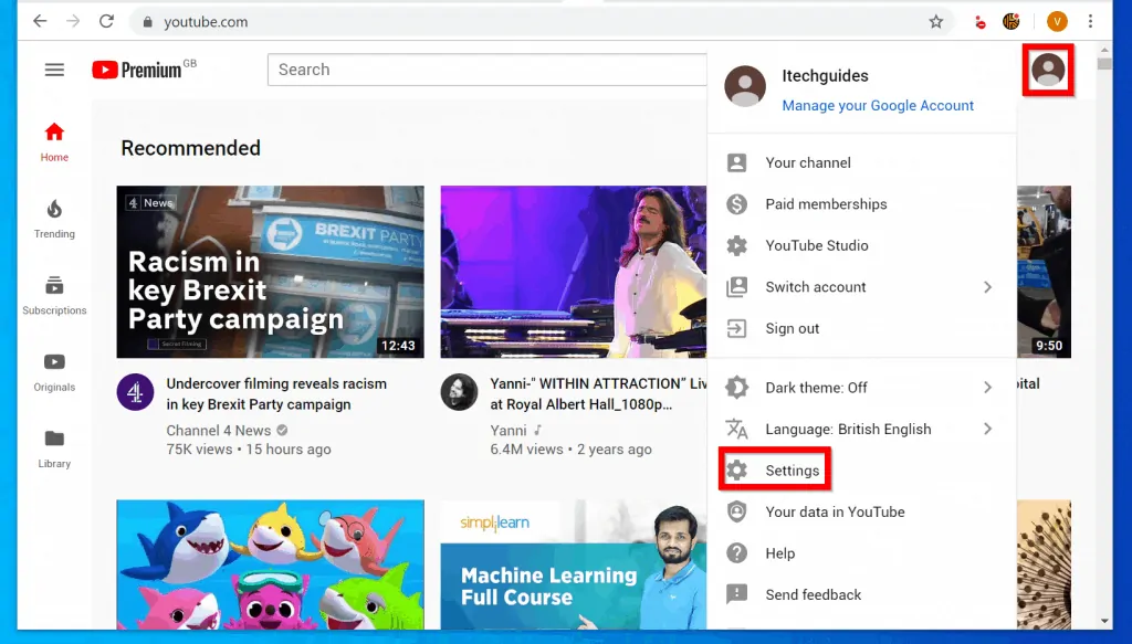 How to Change YouTube Channel Name - Itechguides