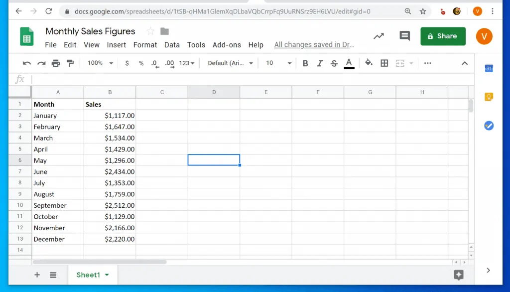 How to Make a Graph in Google Sheets - Itechguides
