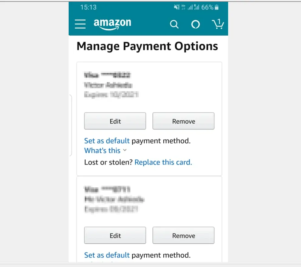 How to Remove Credit Card from Amazon - Itechguides
