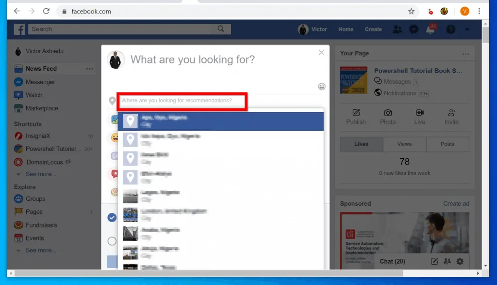 How to Ask for Recommendations on Facebook - Itechguides
