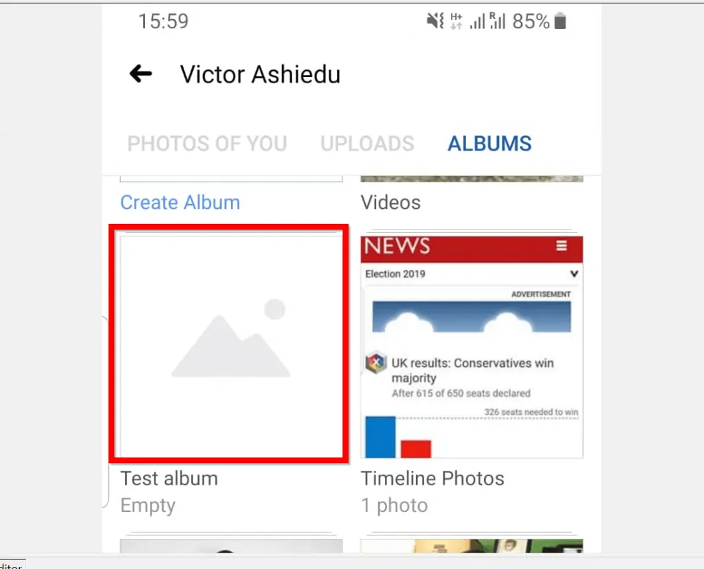 How to Create an Album on Facebook - Itechguides