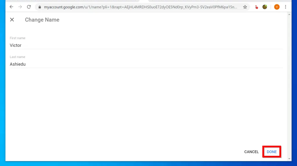 How to Change Your Name on Google - Itechguides