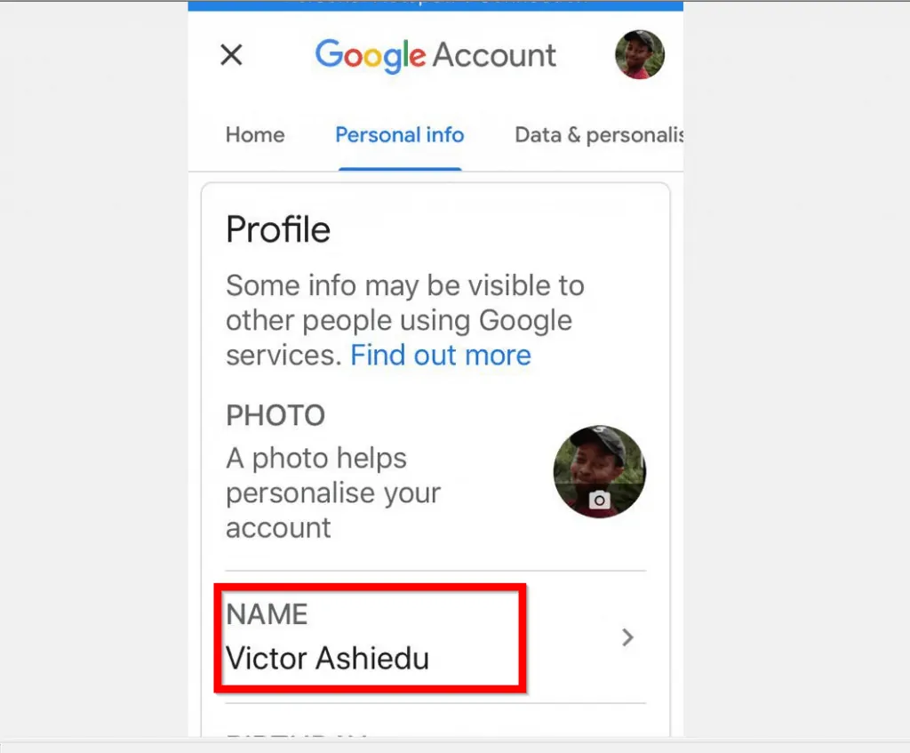 How to Change Your Name on Google - Itechguides