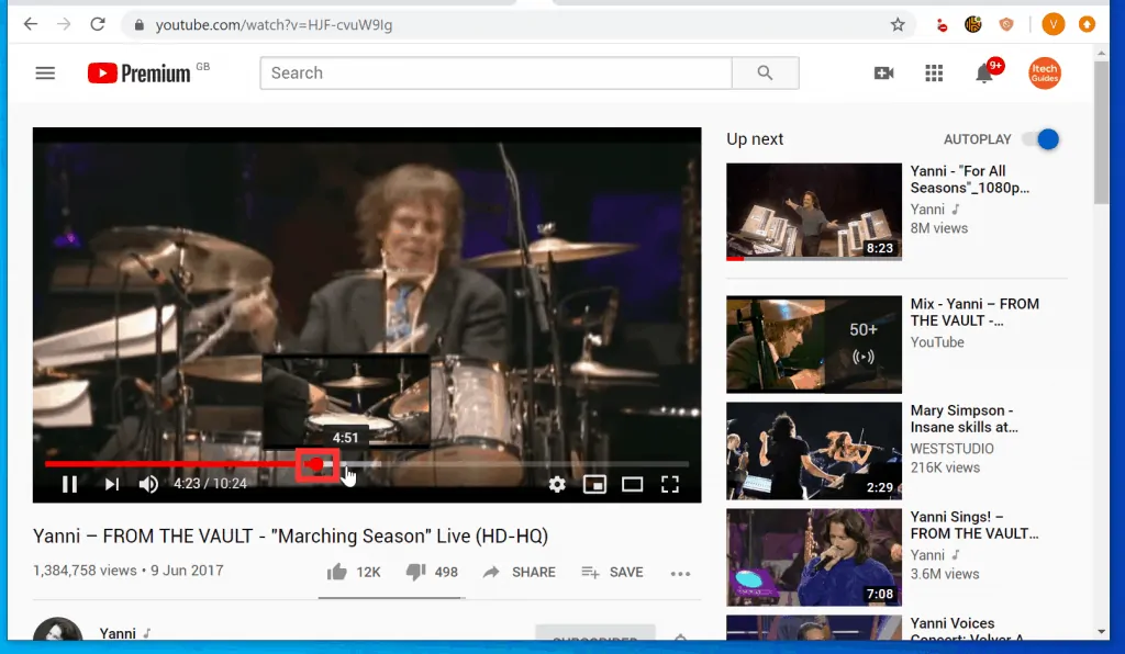 How to Timestamp YouTube Video - Itechguides