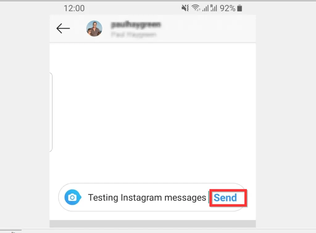 How to Message Someone on Instagram - Itechguides