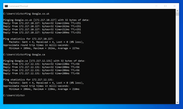 How to Ping Google from Windows or Linux - Itechguides.com