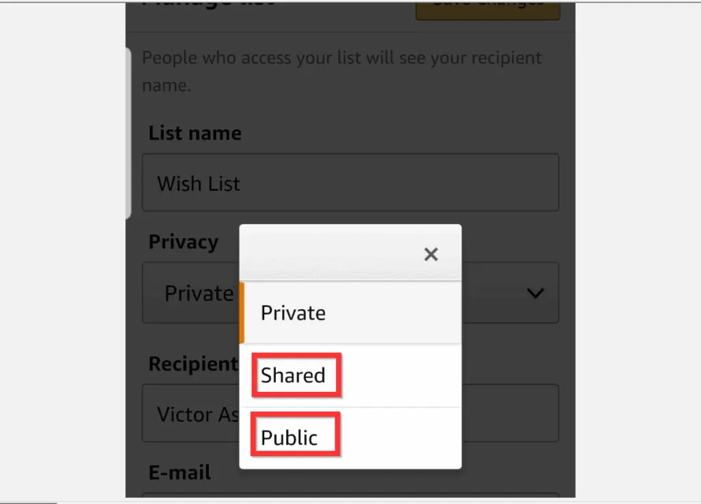 How to Share Amazon Wish List - Itechguides