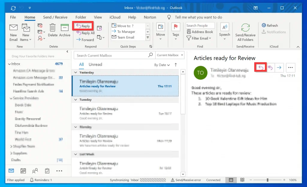 How to Attach an Email in Outlook App (Windows, Android, iOS) - Itechguides