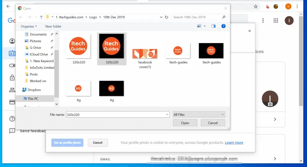 How to Change YouTube Profile Picture - Itechguides