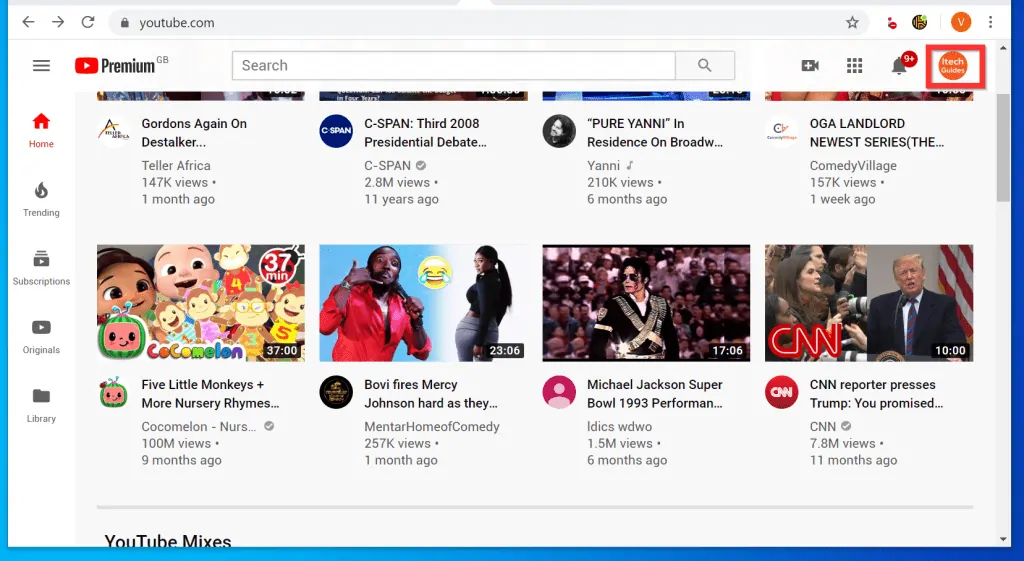 How to Change YouTube Profile Picture - Itechguides