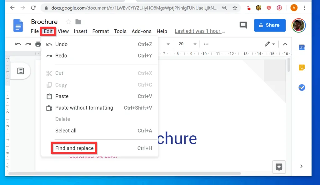 How to Search for a Word in Google Docs - Itechguides