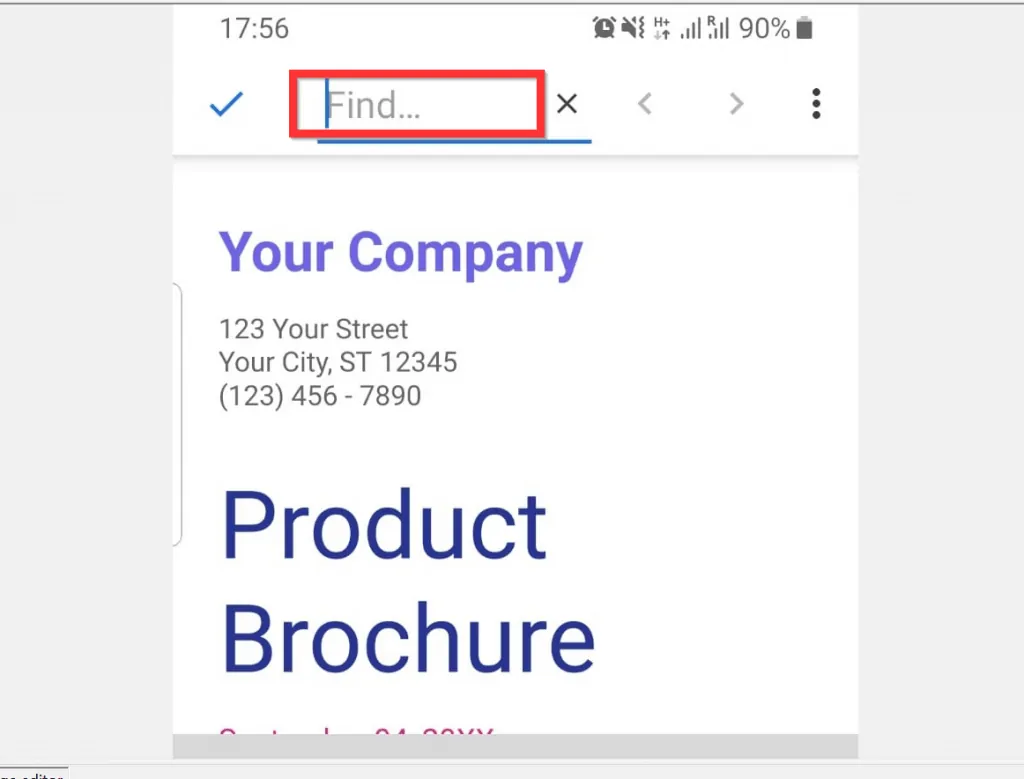 How to Search for a Word in Google Docs - Itechguides