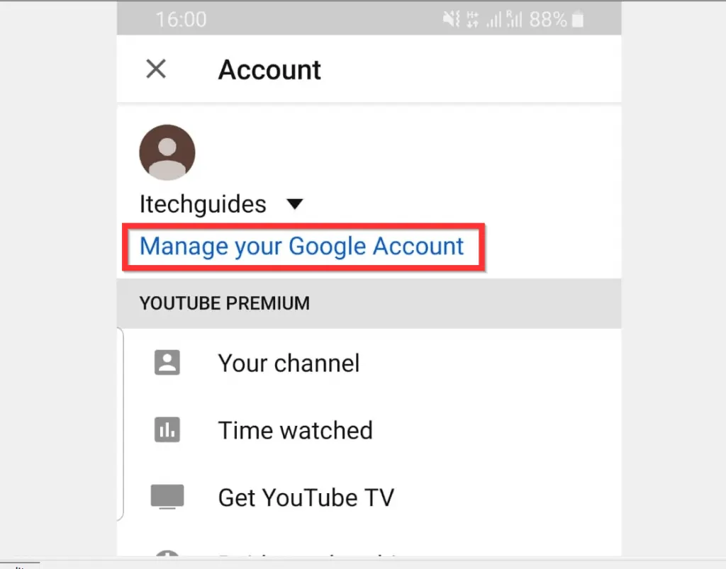 How to Change YouTube Profile Picture - Itechguides