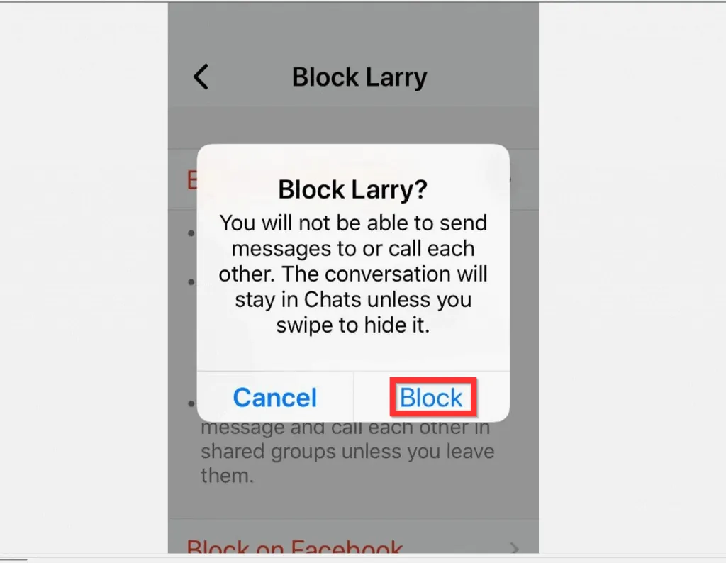 How to Block Someone on Facebook Messenger - Itechguides